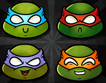 how to draw chibi teenage mutant ninja turtles | Ninja turtles, Chibi ...