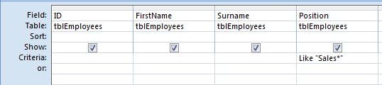 Microsoft Access Tips: Using the LIKE Operator and Wildcards to Match ...