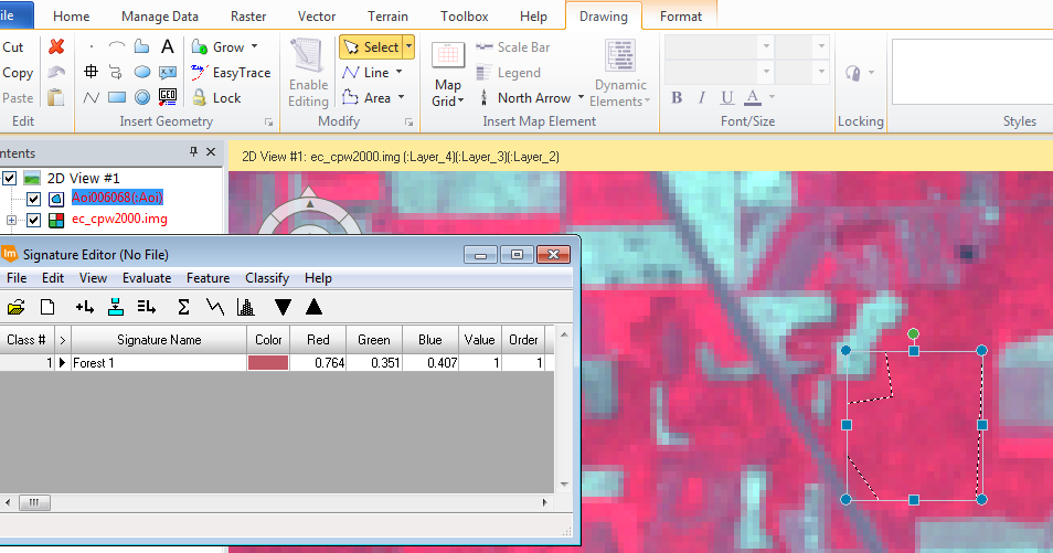 Advanced Remote Sensing: Geography 438: Lab 5: Pixel-based Supervised Classification
