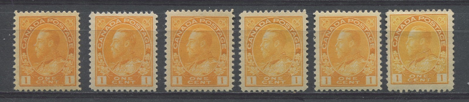 Shades Of The 1c Yellow Admiral Stamp 1922-1928 – Brixton Chrome