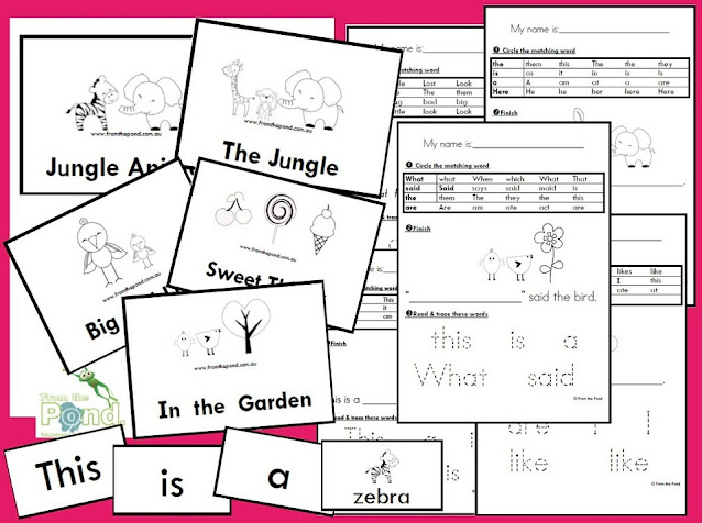 Printable Emergent Readers | From the Pond