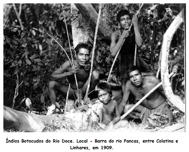 História Ambiental Brasil: Índios botocudos em imagens