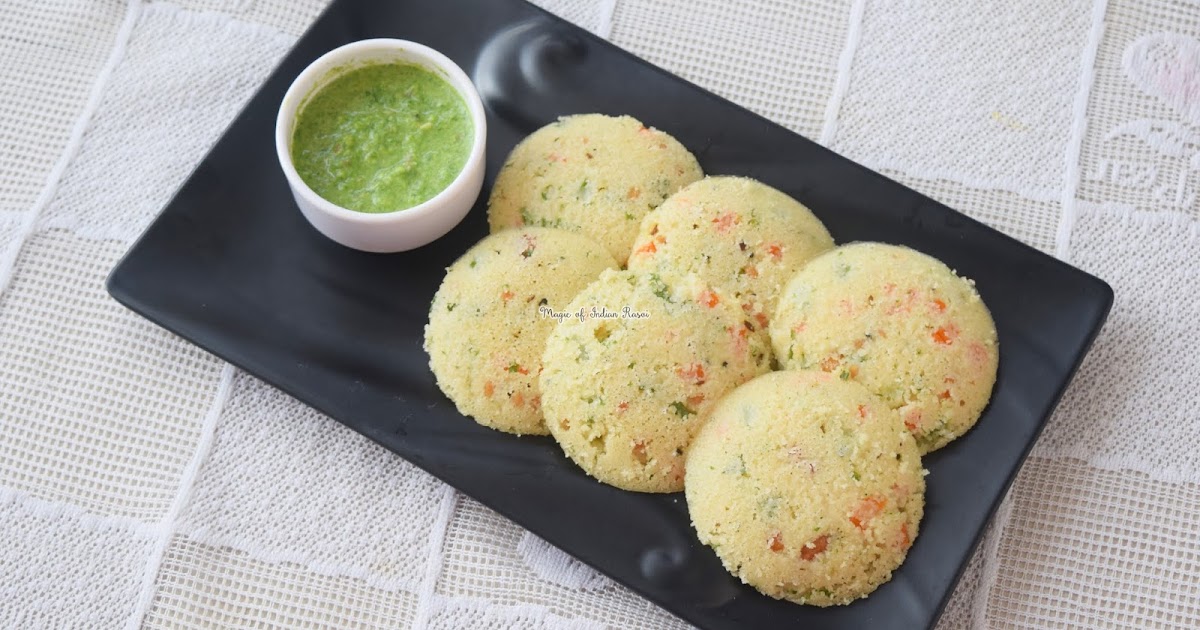 Instant Rava Idli Mix Recipe - Rava Idli for breakfast | Magic of ...