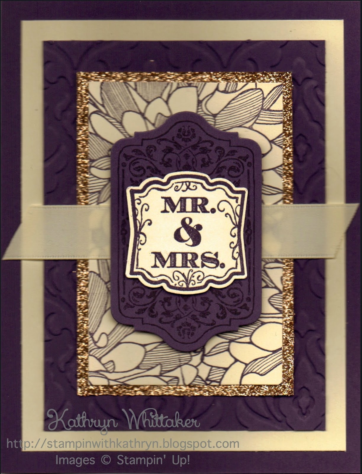 Stampin' with Kathryn: A Generic Wedding Card