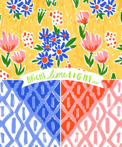 print & pattern: BLUE PRINT 2018 - bright limelight studio