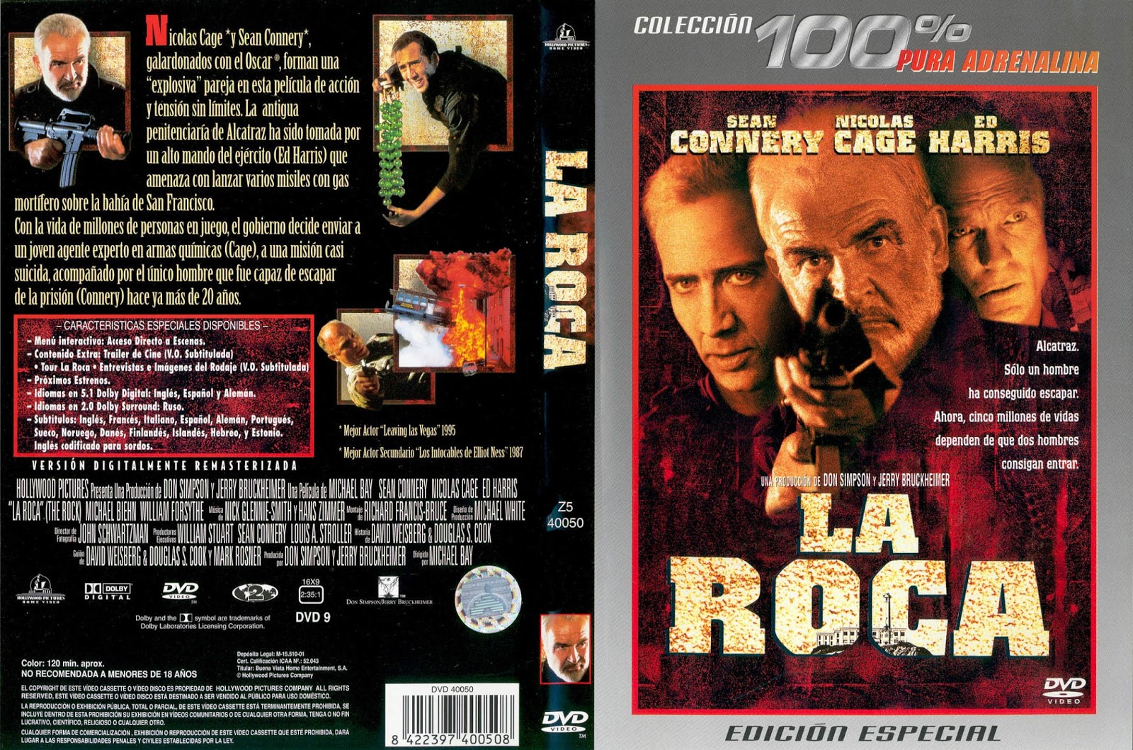 MI ENCICLOPEDIA DE CINE: 1996 - La roca - The Rock - Carteles