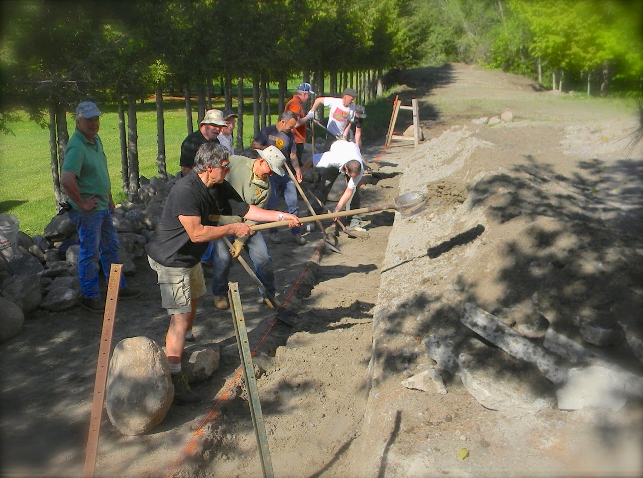 Thinking With My Hands: Digging foundation and laying the first course