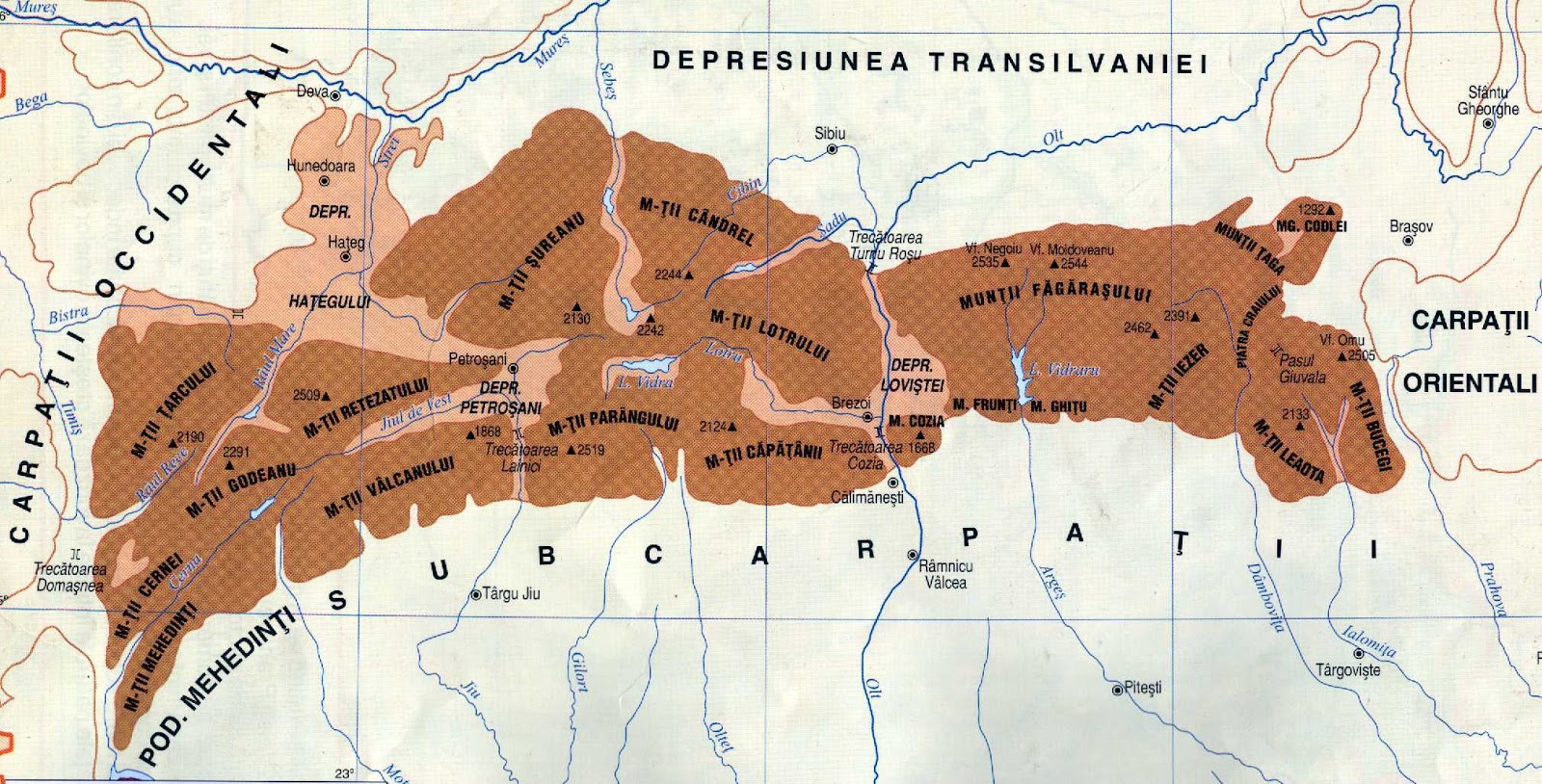 Geografie Branesti: GEOGRAFIA ROMÂNIEI. CLS. A VIII-A