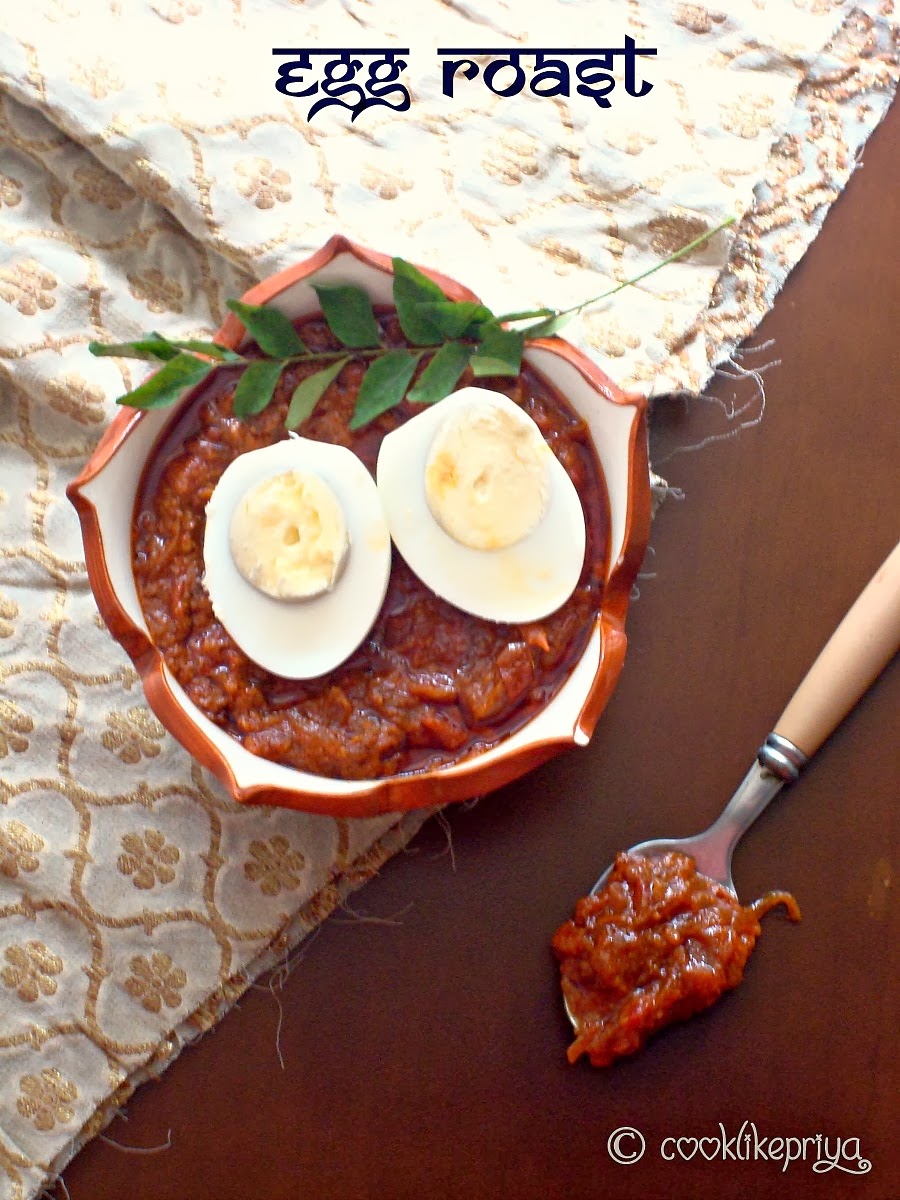 Cook like Priya: Kerala Egg Roast | Nadan Mutta Roast | Egg Masala ...