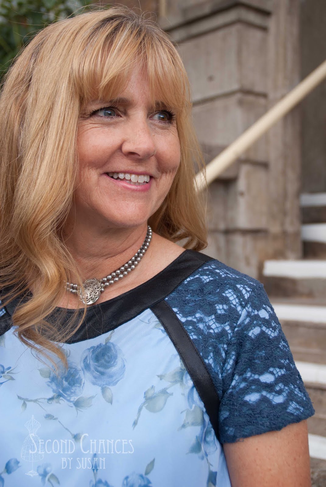 Second Chances by Susan: Refashion Runway: The Riverside Blue Challenge