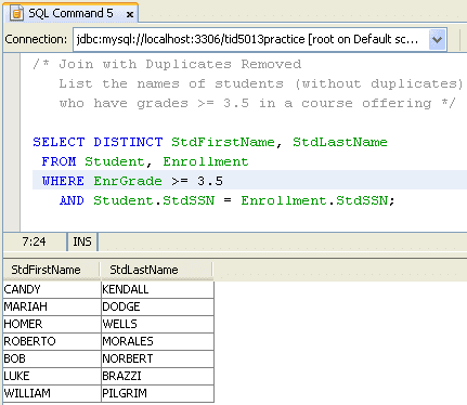 Praktek Penggunaan Operator Dasar dan Fungsi SQL pada Database ...
