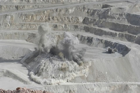 Trabajos con explosivos en mineria - Seguridad y Salud en el Trabajo