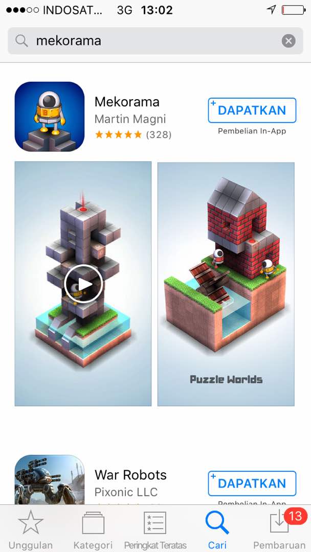 Review Game iOS Mekorama Game Ringan Untuk Mengasah Otak - Monyoku