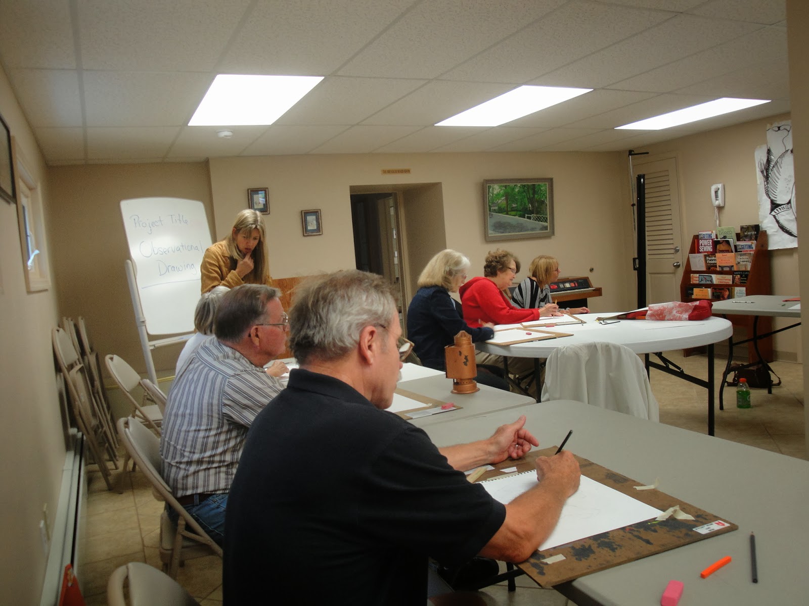 WHAT'S HAPPENING!: Observational Drawing class continues