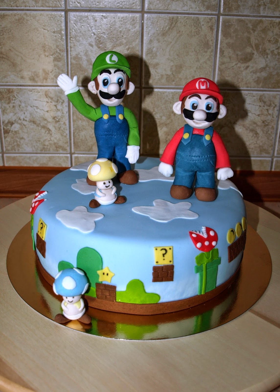 Torty Sylwii.: Tort z gry Super Mario Bross
