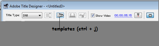 how to create a title using the templateMR-7
