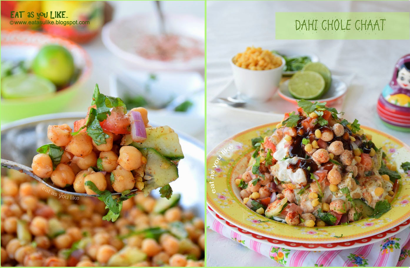 Eat as you Like: CHOLE CHAAT OR DAHI CHOLE CHAAT