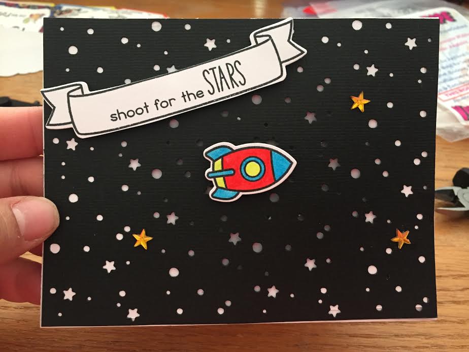 Papercrafting Maven's Card Haven: Shoot for the Stars