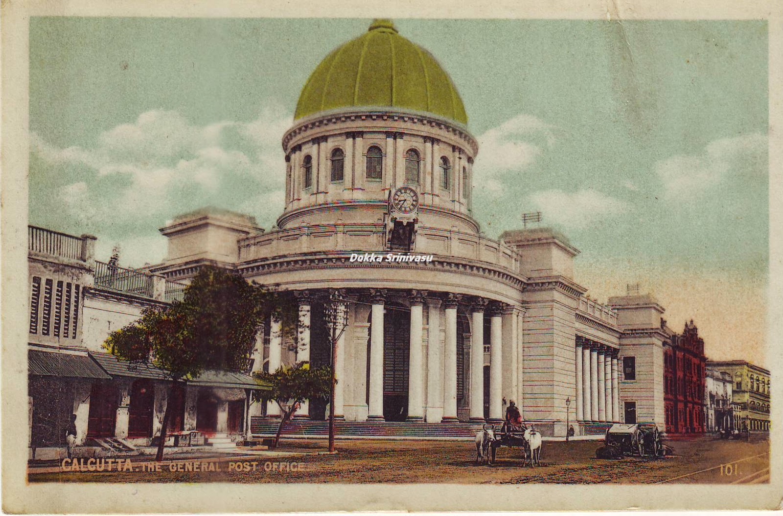 Heritage of India: Post Offices of India vintage postcards