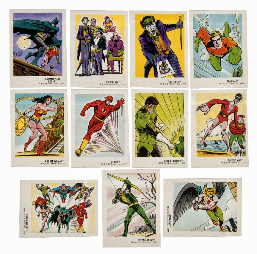Pop Culture Safari!: Vintage DC Comics superheroes stickers from Blue ...