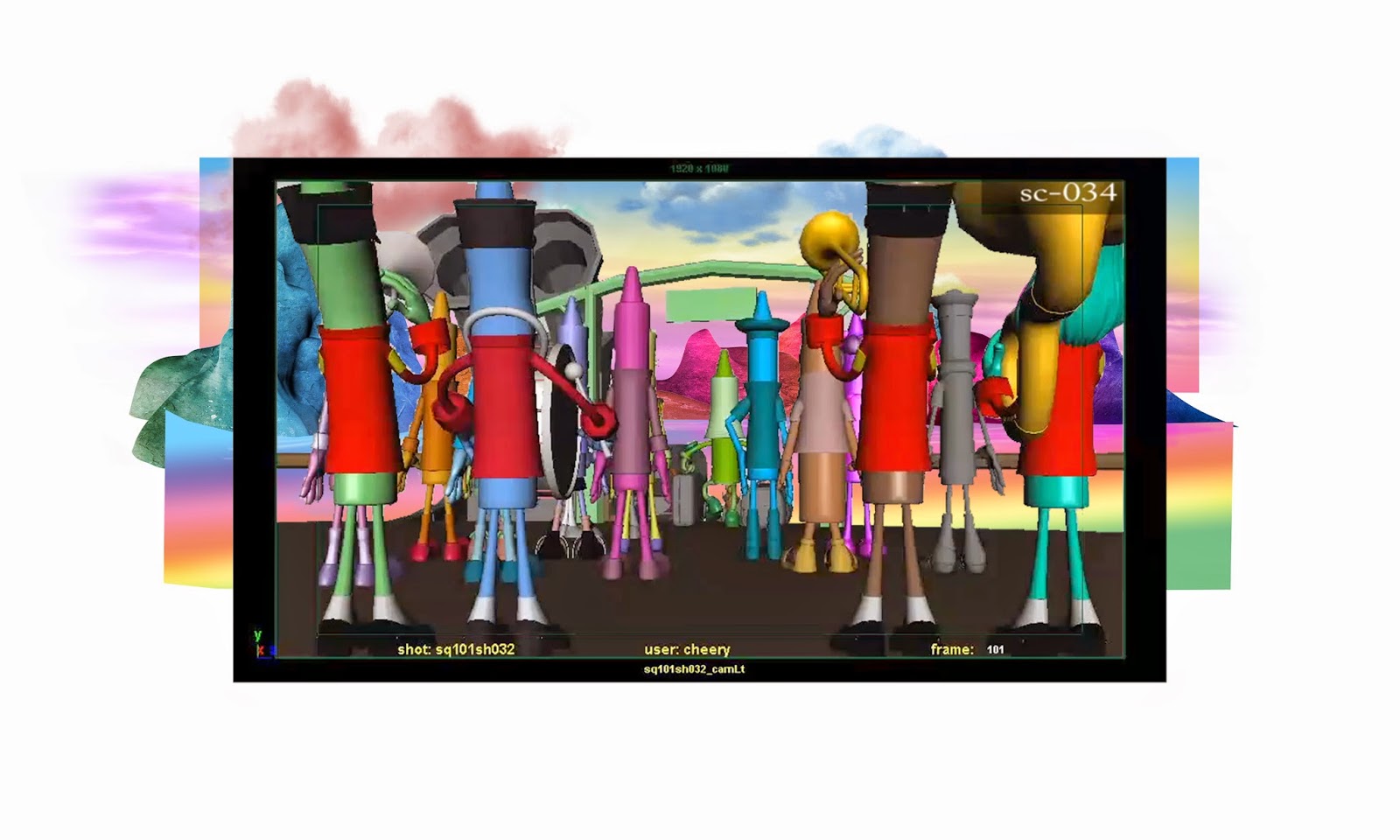 GFL Animation Studios: The Hero of Color City