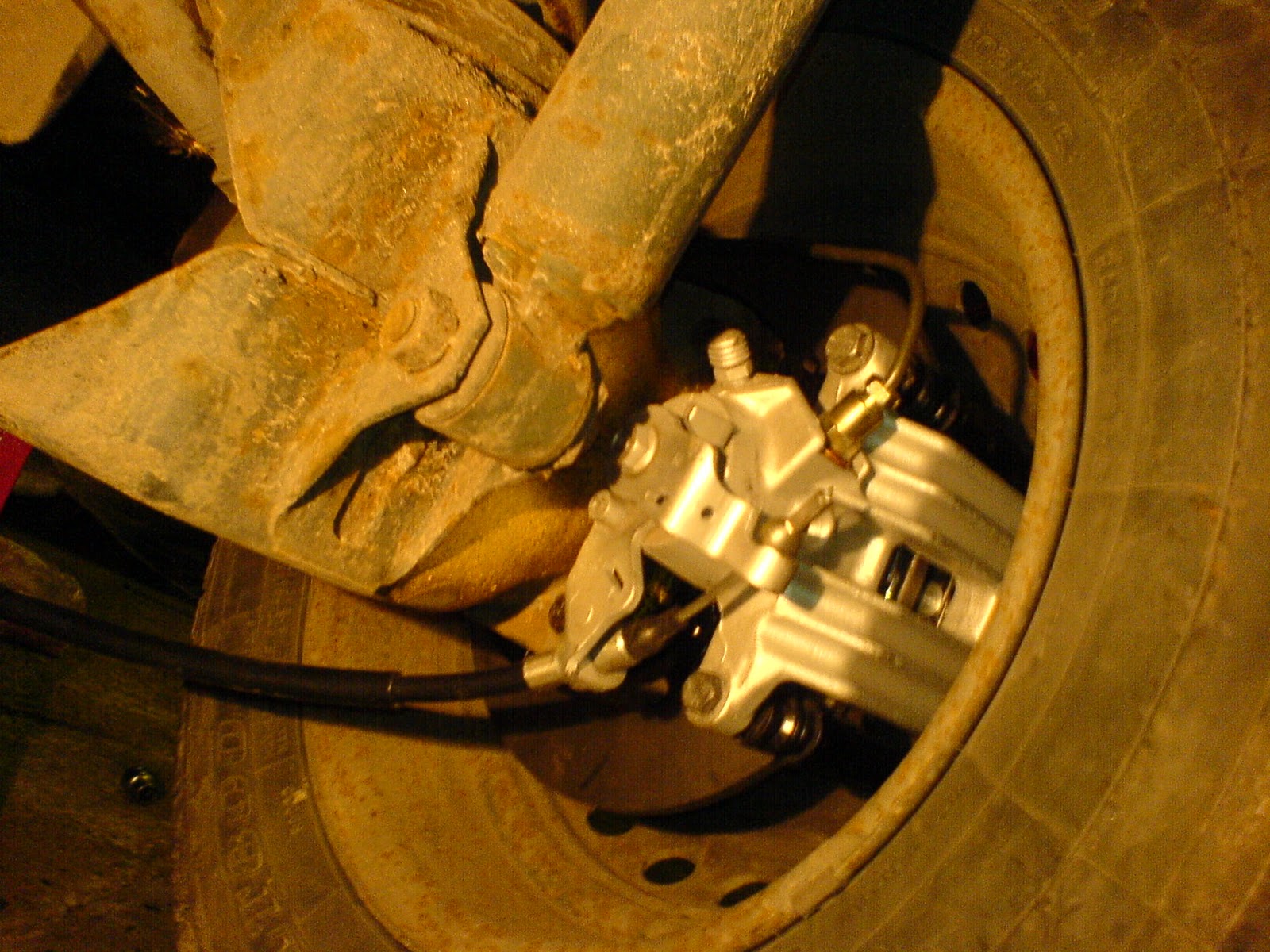 Rust Lab: VW T3 Rear Disc Brake Homemade. VW T3 hátsó tárcsafék "házilag".