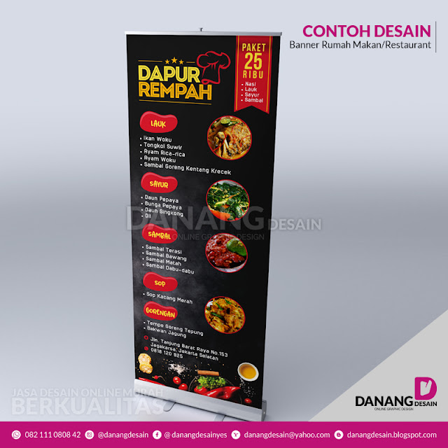 Contoh Desain Spanduk Banner Rumah Makan/Restaurant - Contoh Desain ...