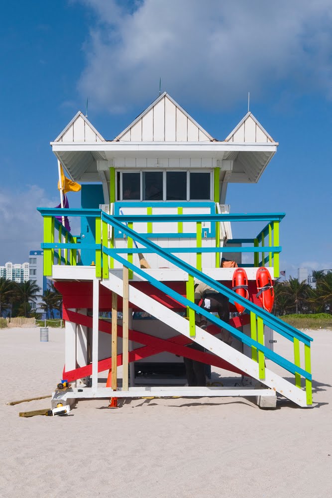 Timothy Schenck | Photography: Typology: South Beach Lifeguard Stands