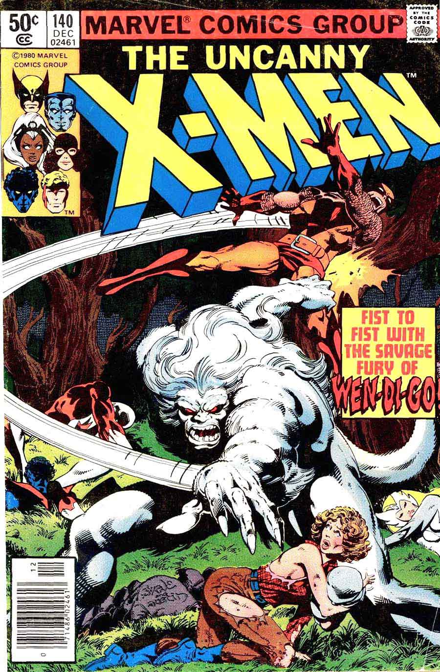 X-Men #140 - John Byrne art & cover - Pencil Ink