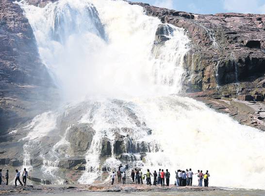 Kuntala Waterfall in Adilabad District in Telangana