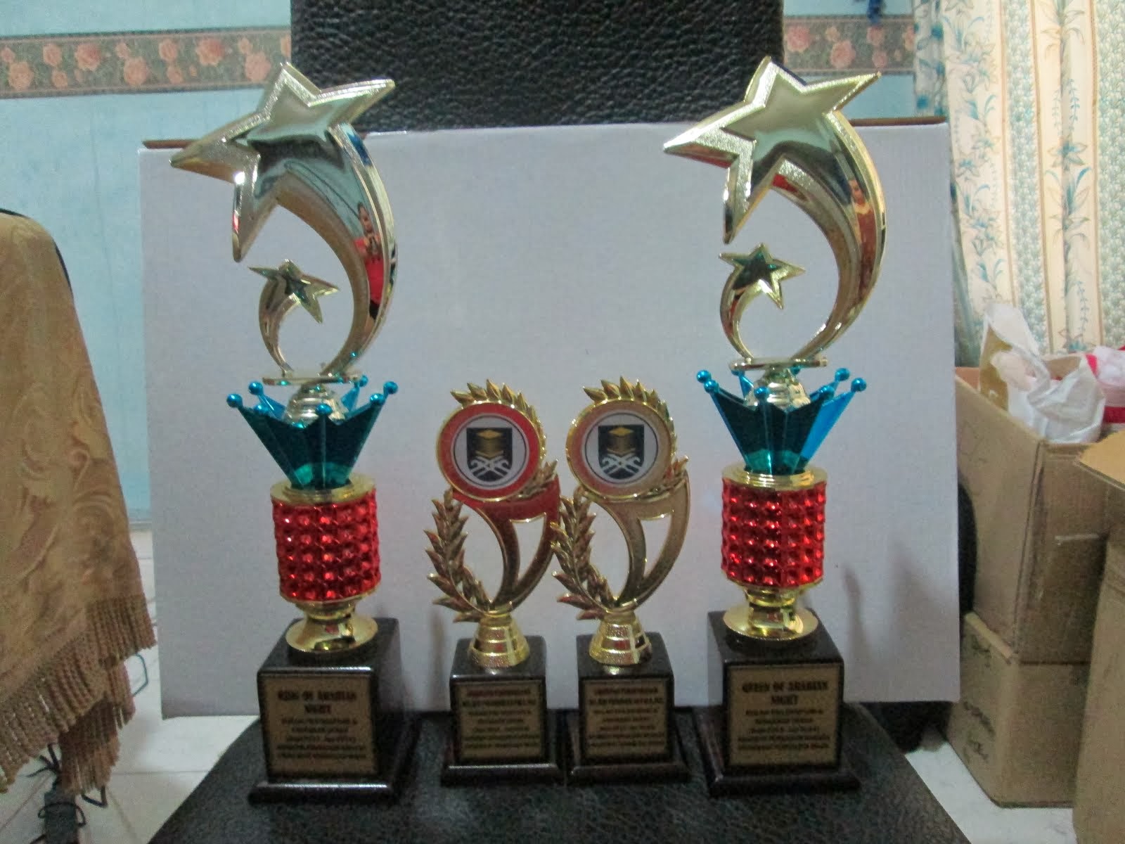 MEDAL & TROFI UNTUK SEMUA.: PIALA PUSINGAN KACA