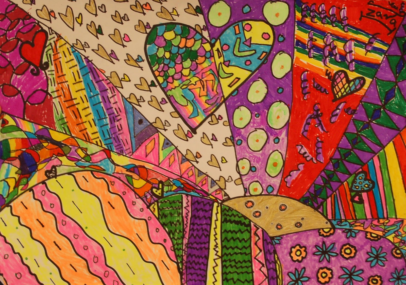 Sunnyside Art House: Romero Britto Valentines Hearts