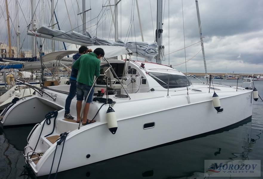 Morozov Yachts: Катамаран Lady Hawke 33. Перегон. Впечатления.