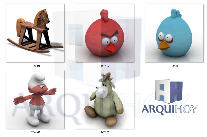 Familia Juguetes / Family Toys (RFA) A | ArquiHoy-Revit