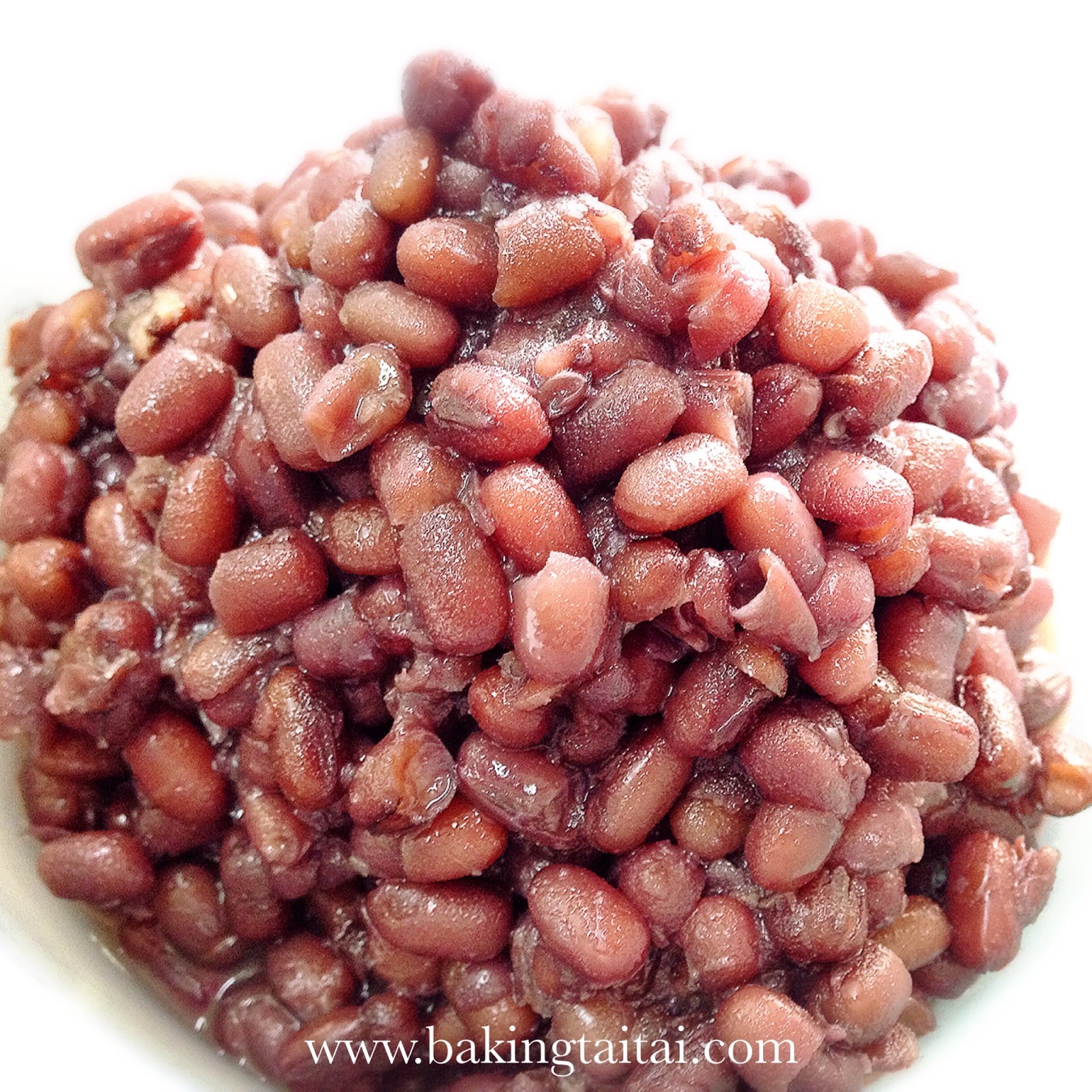 Baking Taitai 烘焙太太: Homemade Sweet Red Beans 自制蜜红豆粒 （中英加图对照食谱）