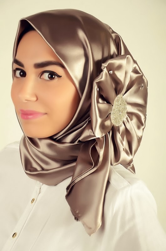 Turkish Fancy Hijab Styles & Designs 2014-2015 | notonlybeauty