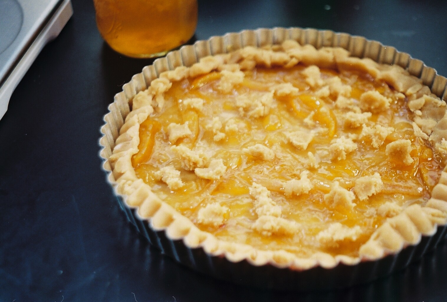 Nothing in the House: Meyer Lemon Honey Marmalade Linzer Torte