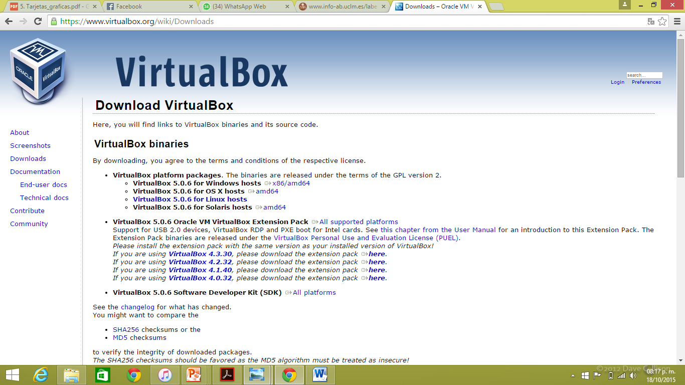 Introduccion al Hardware: Instalación de Windows 8.1 en VirtualBox