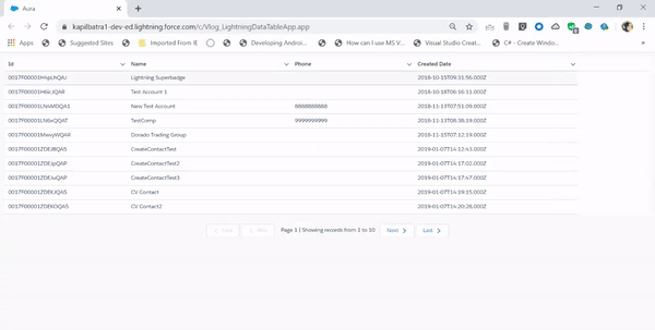 How to add Pagination in Lightning Data Table