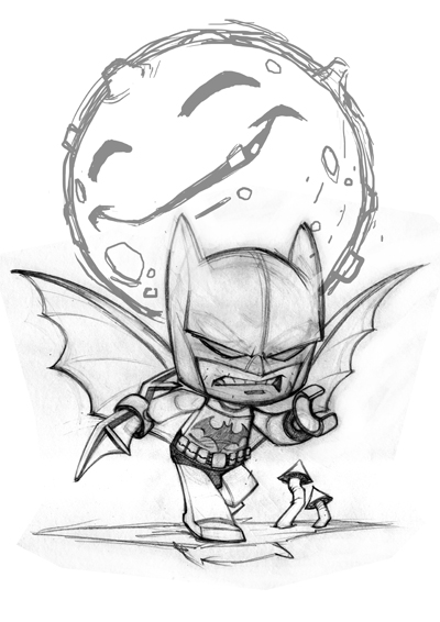 Red J :: A Blog of Art by Jon Sommariva: Gully, Lego Batman and more ...