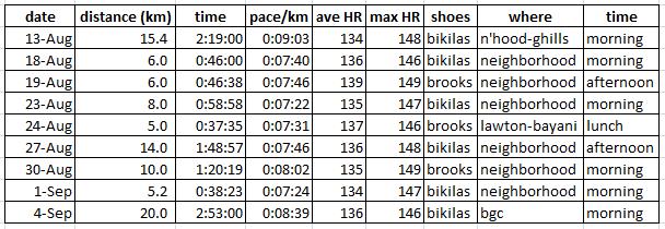 40s Endurance Training Maffetone After 89 Kilometers 40s Endurance Training Maffetone After 89 Kilometers