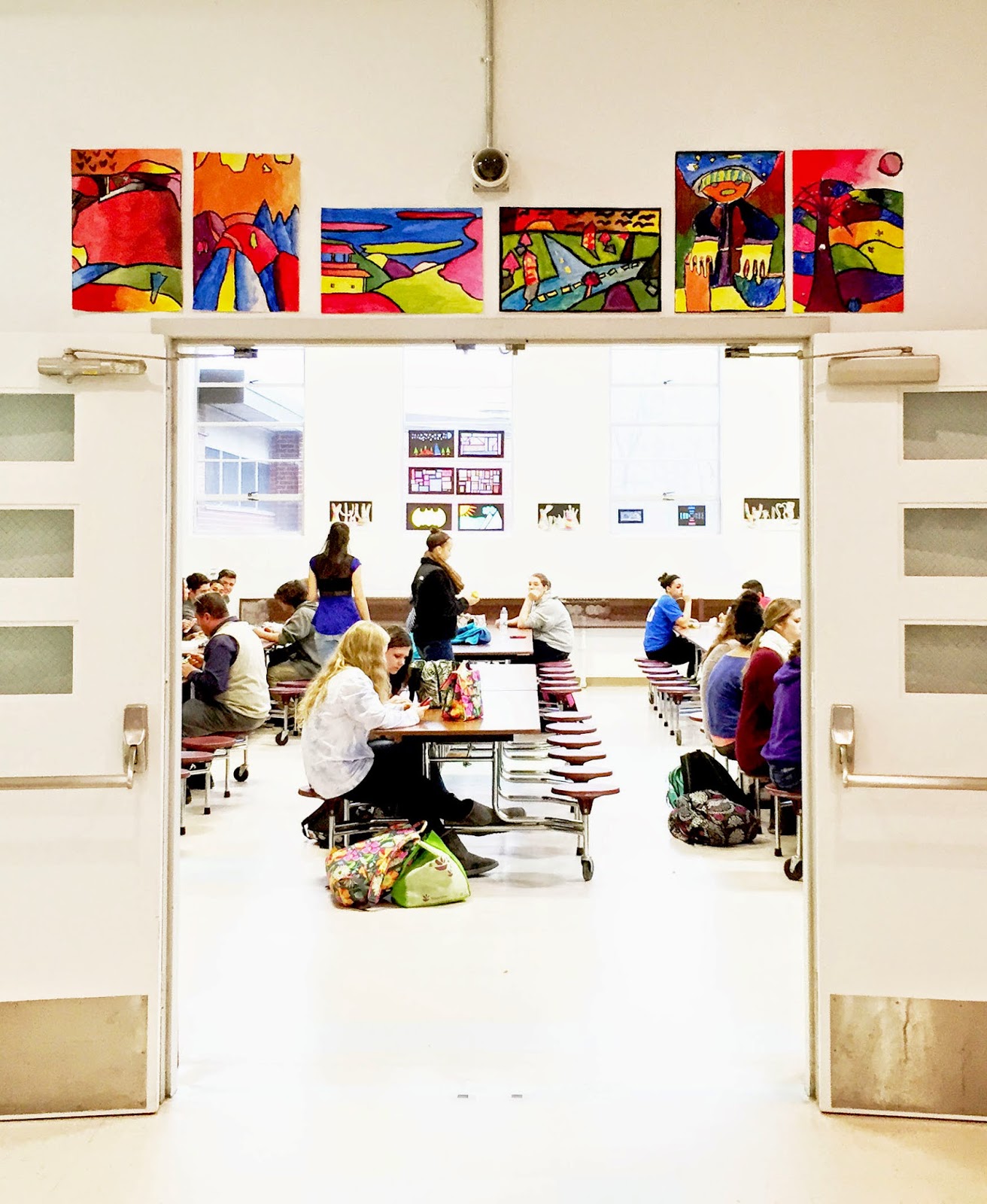 The Wheeler Art Blog: 6th Grade Abstract Landscapes