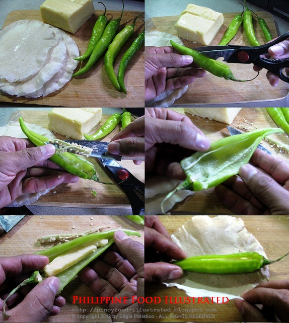 Philippine Food Illustrated: barako finger (dynamite chili stick)