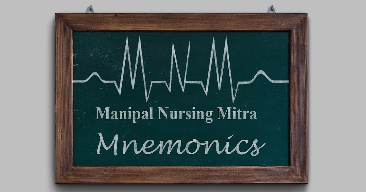 Nursing Mnemonics Collection Part -5 | notes.nursium.com
