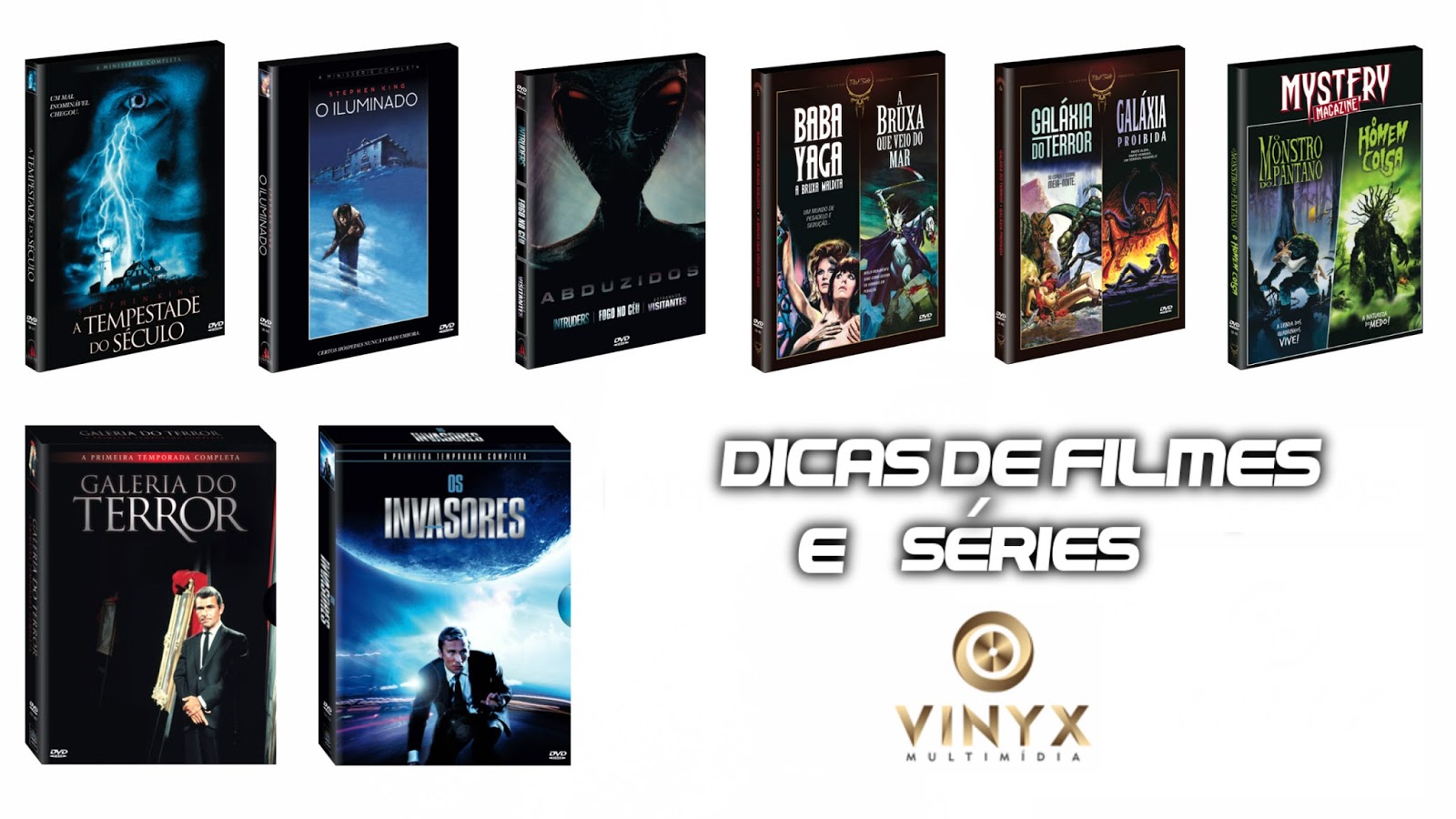 DICAS DE FILMES E SÉRIES LANÇADOS PELA VINYX - PIPOCA 3D