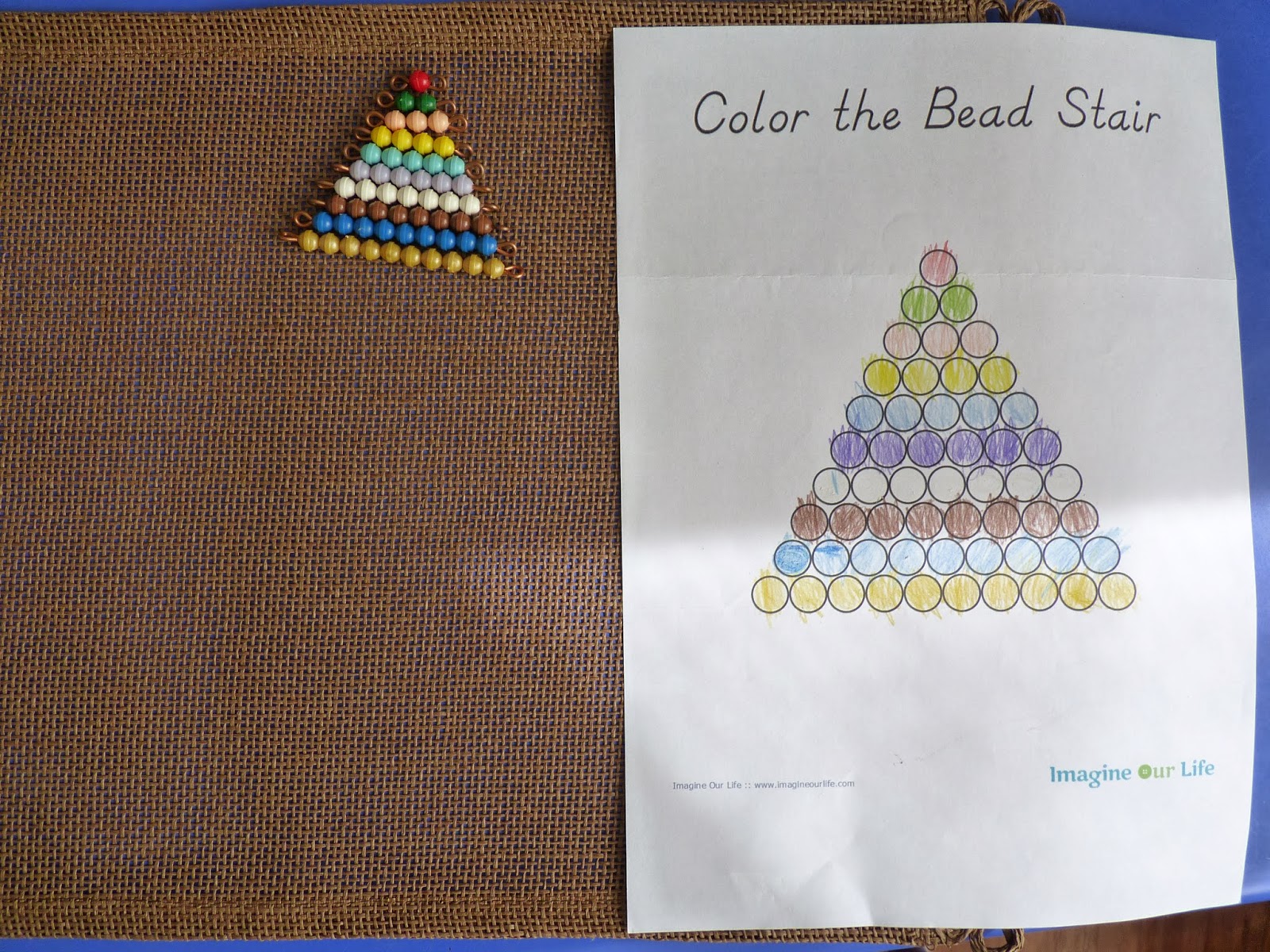 Short (Colored) Bead Stair