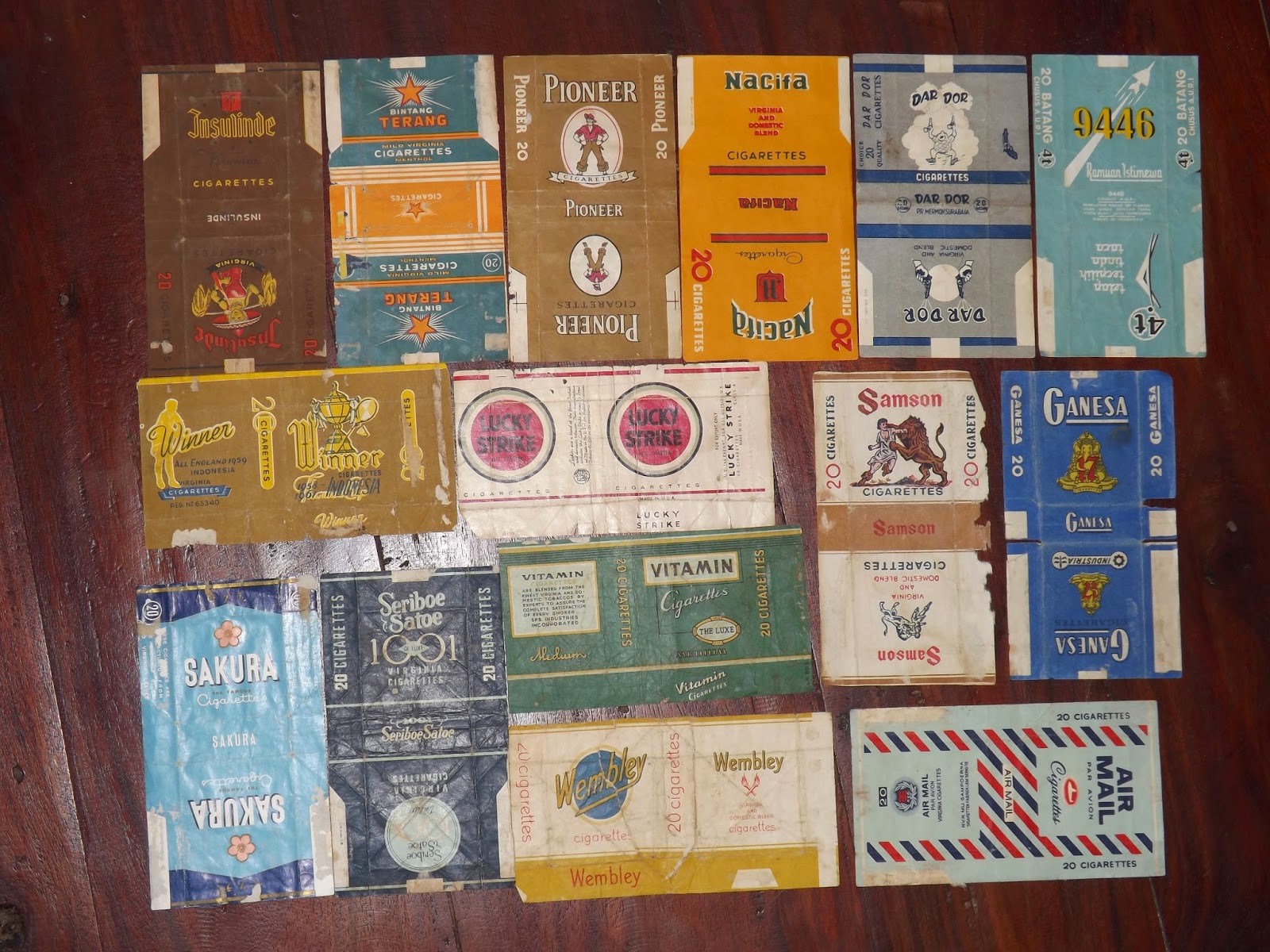 Cahyoes Antique Gallery: Bungkus Rokok Jadul (SOLD)