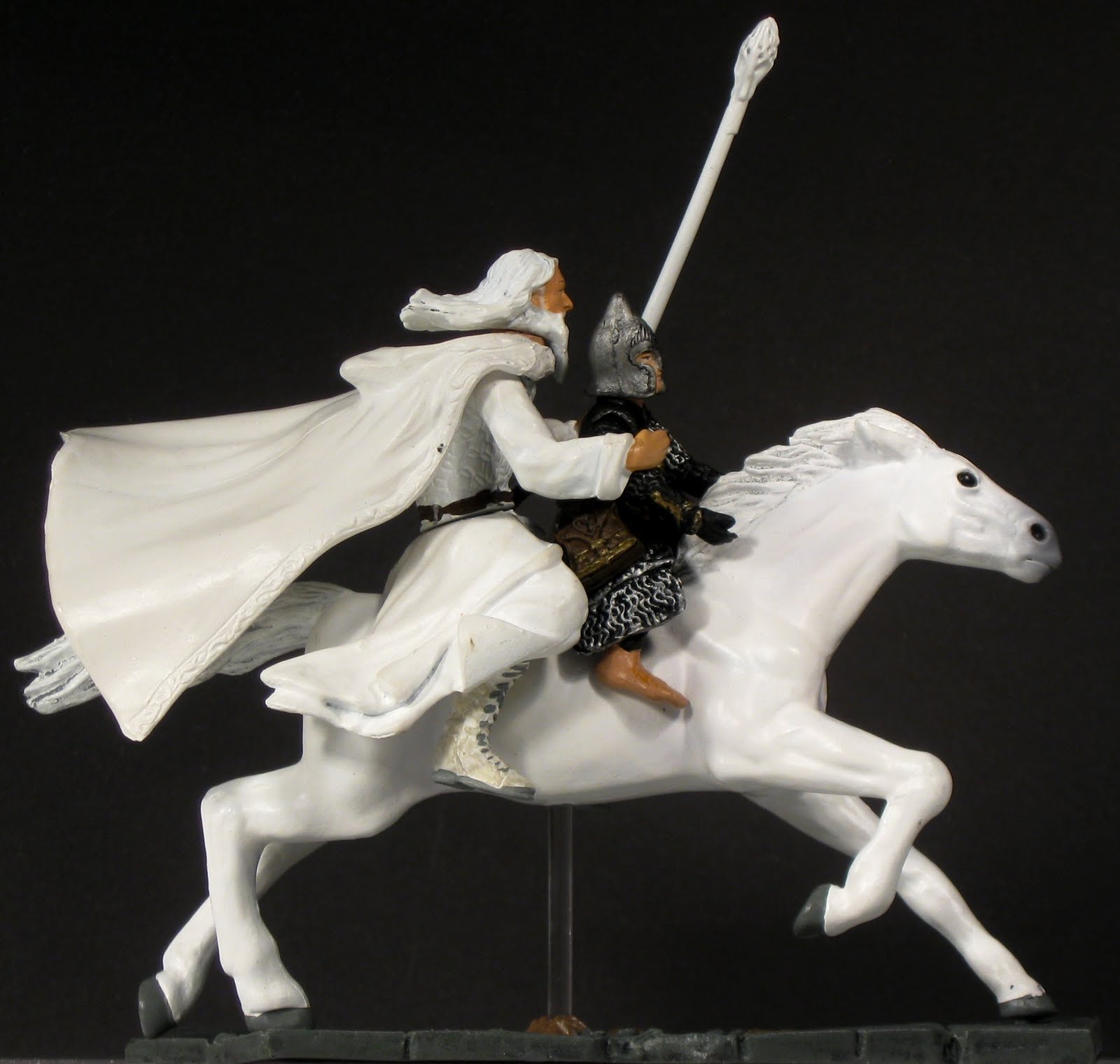 Toys and Stuff: AOME LOTR Pippin in Gondorian Armor with Gandalf on ...