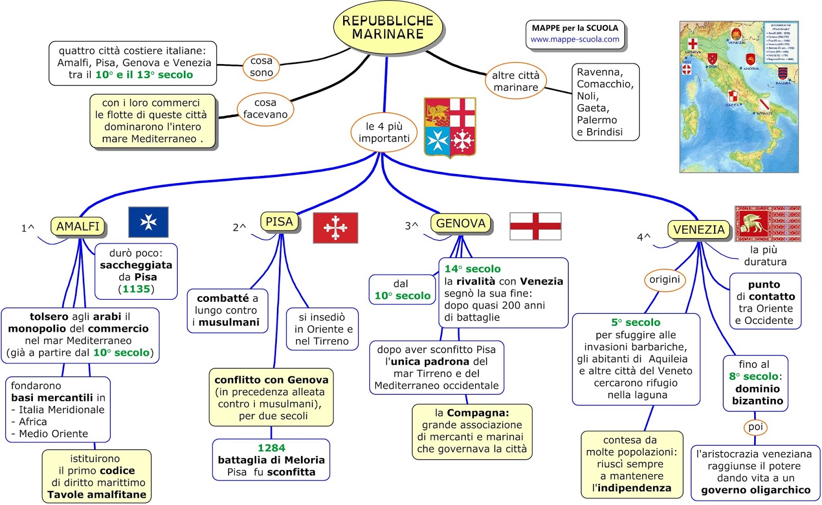 Repubblica Ceca Mappa Concettuale - Paradiso delle mappe: Repubblica ...