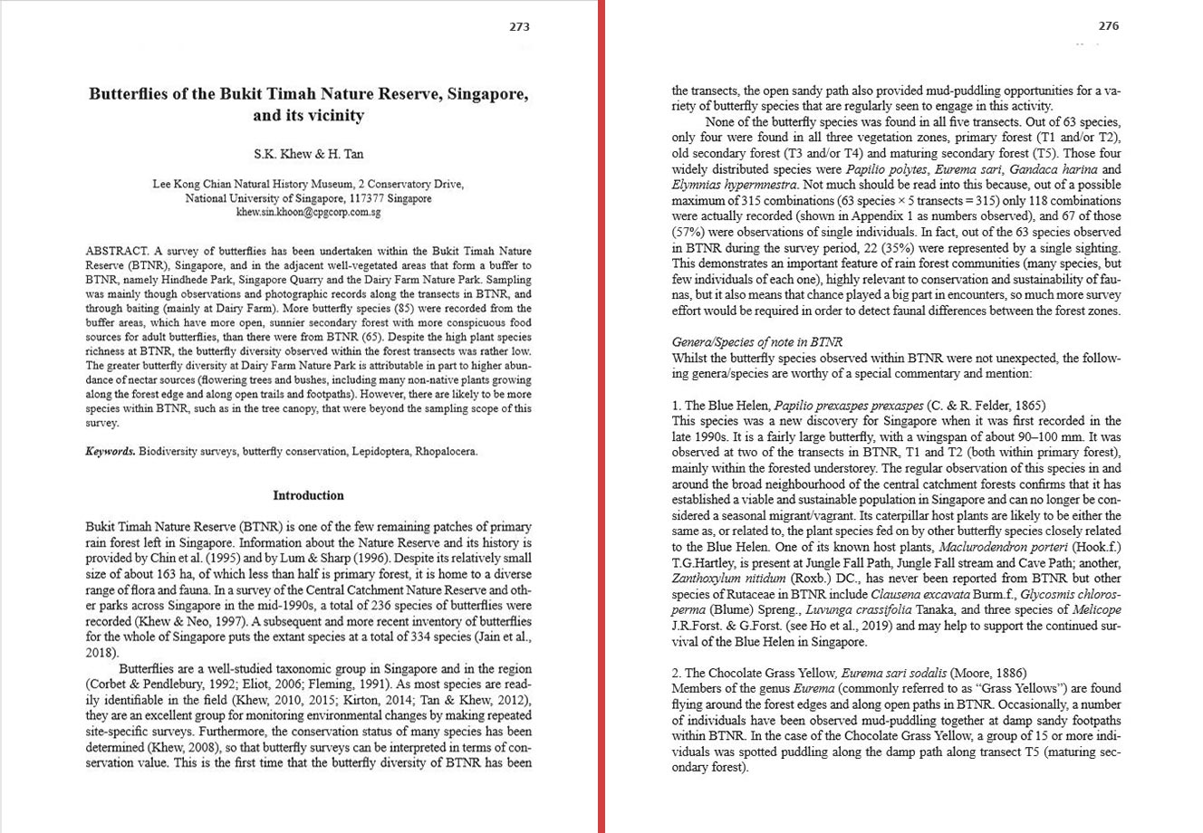 Butterflies of Singapore: 05/01/2019 - 06/01/2019